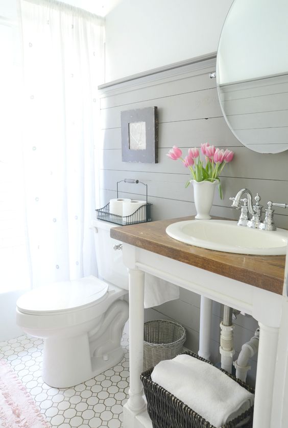 How To Style A Modern Farmhouse Bathroom Beneath My Heart How To Style A Modern Farmhouse Bathroom Beneath My Heart