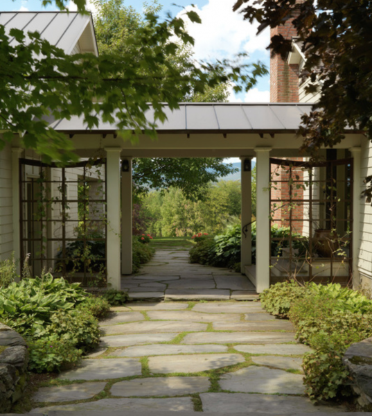 We Have New Columns on our Walkway - Beneath My Heart