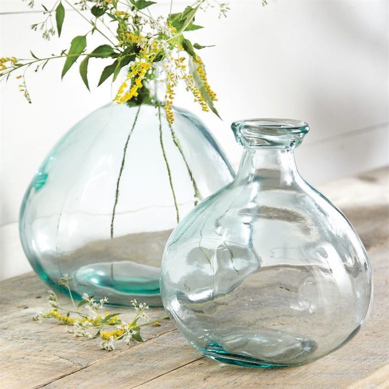 Decorating with Aqua Vases - Beneath My Heart