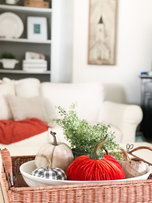 Warming up Our Den with Fall Colors - Beneath My Heart