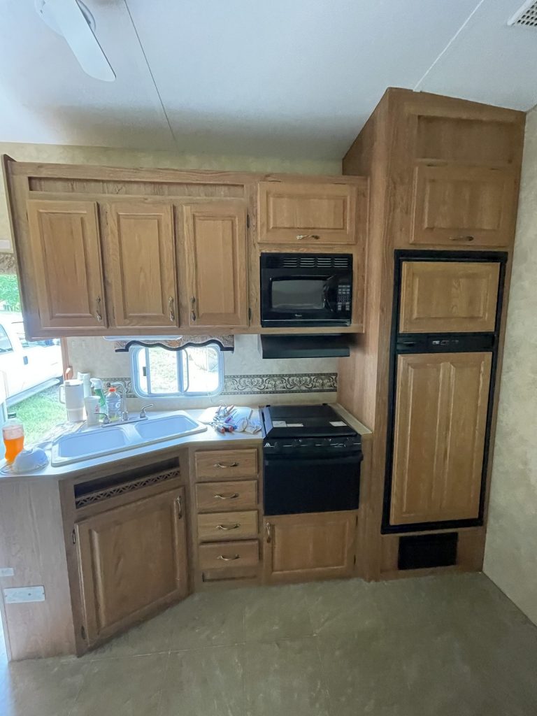 RV KITCHEN MAKEOVER REVEAL! {Before & After} - Beneath My Heart