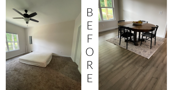 New Flooring is Being Installed! - Beneath My Heart
