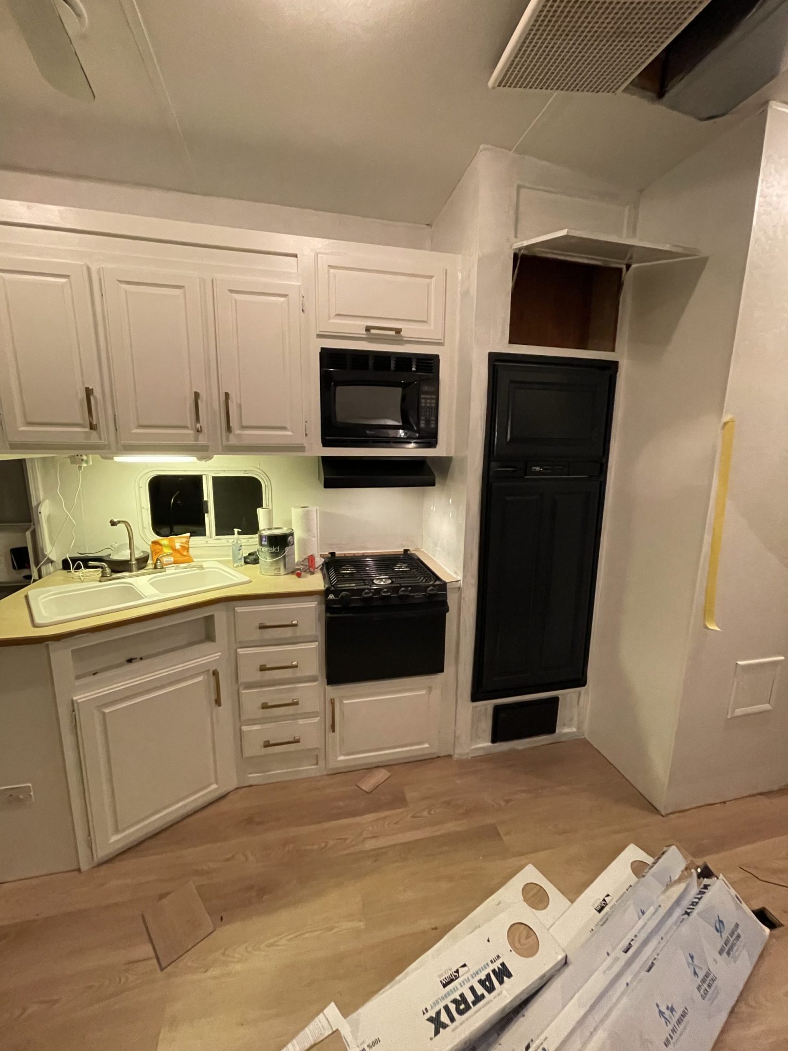 RV KITCHEN MAKEOVER REVEAL! {Before & After} - Beneath My Heart