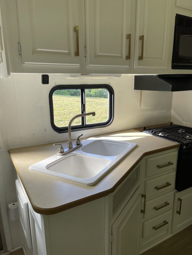 RV KITCHEN MAKEOVER REVEAL! {Before & After} - Beneath My Heart