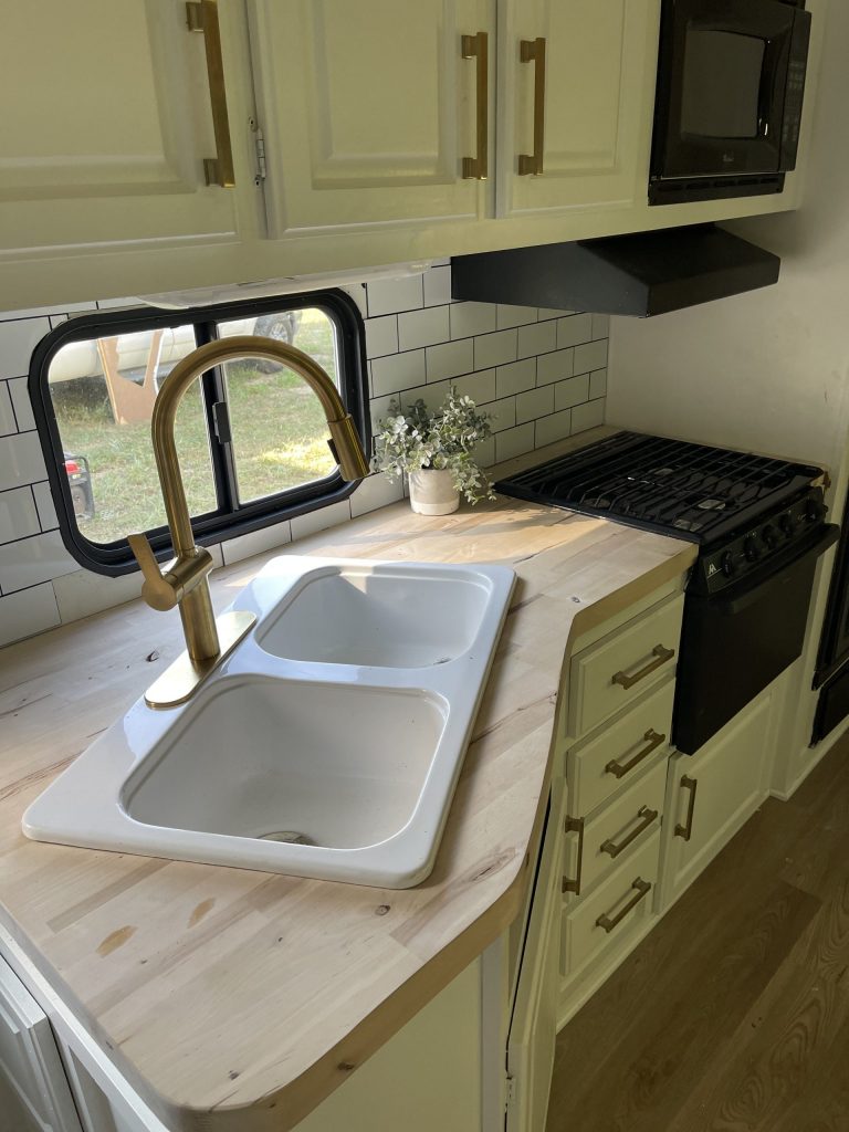RV KITCHEN MAKEOVER REVEAL! {Before & After} - Beneath My Heart