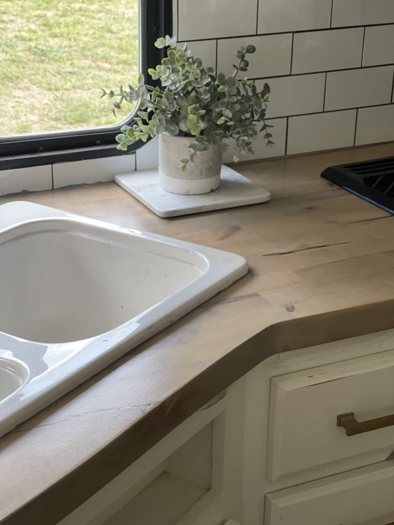 RV KITCHEN MAKEOVER REVEAL! {Before & After} - Beneath My Heart