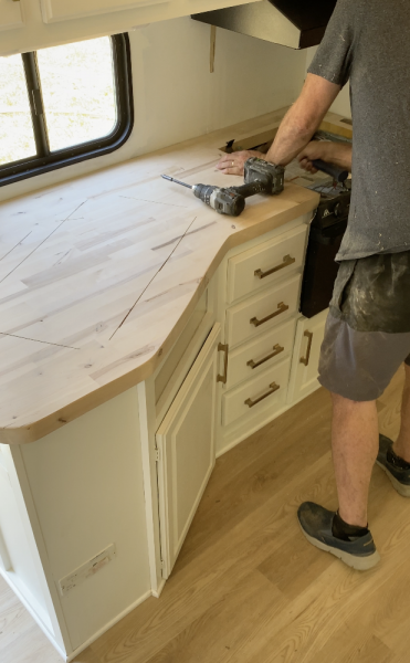 RV KITCHEN MAKEOVER REVEAL! {Before & After} - Beneath My Heart