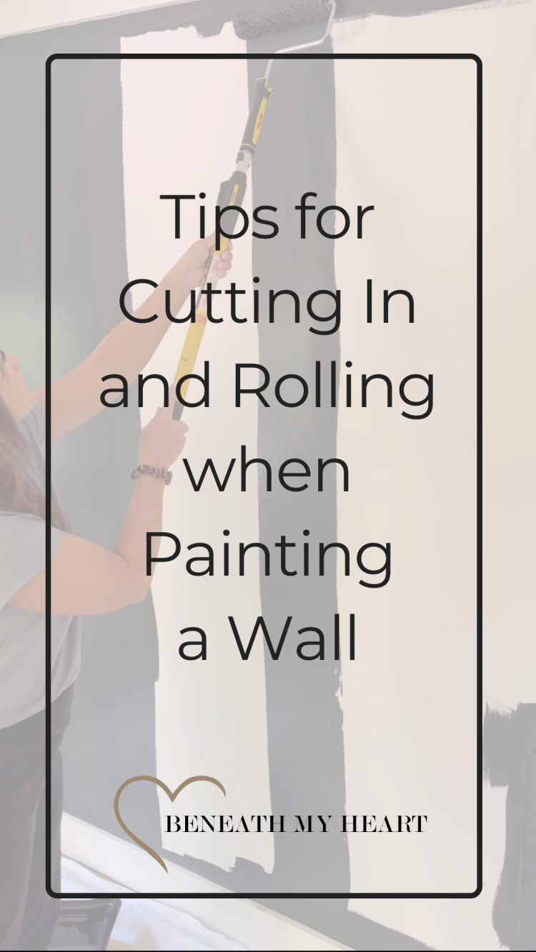 Tips for Cutting In and Rolling When Painting a Wall - Beneath My Heart